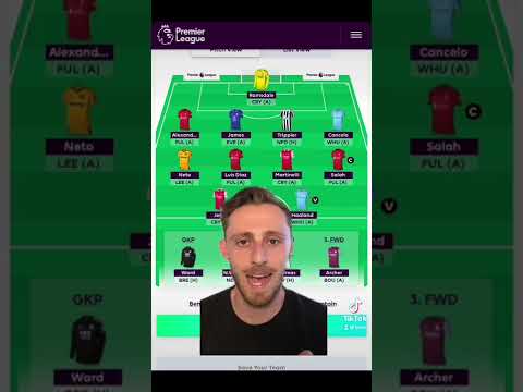 FPL GW1 Team Reveal - 270th in the World 🤯 #FPL #fantasypremierleague
