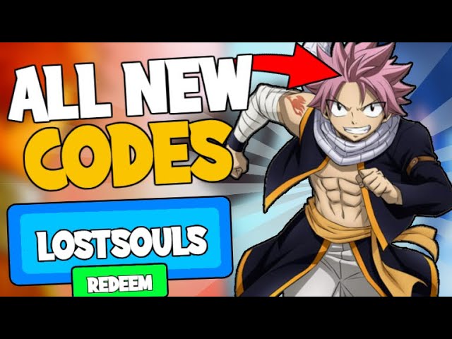 Roblox Fairy Tail: Lost Souls Codes (May 2022): Free spins