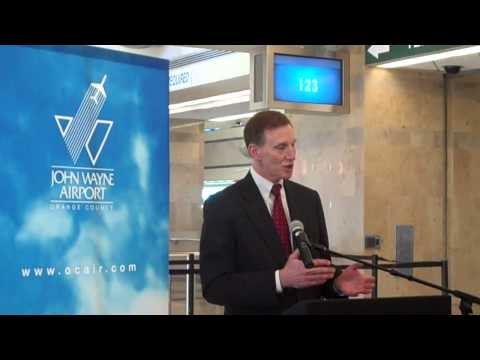 TSA Administrator John Pistole Announces TSA Pre✓™ at John Wayne Airport
