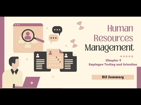 Human Resource Management | Chapter 4 Employee Testing and Selection