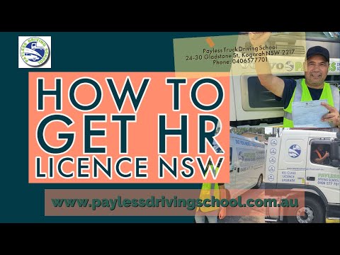 How to Get HR Licence NSW | Getting HR Licence NSW | *** π 0406 577 701 ***