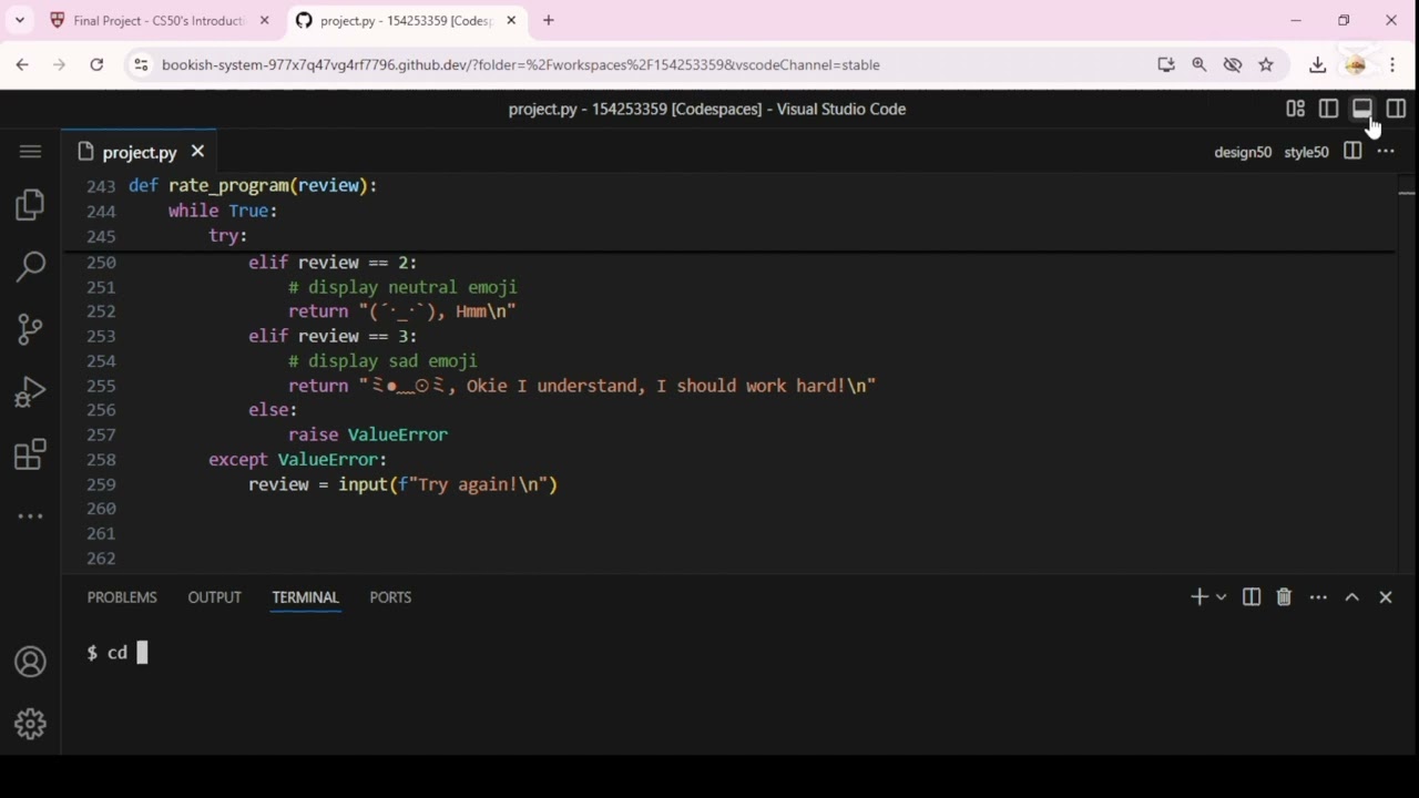 CS50 Python Final Project