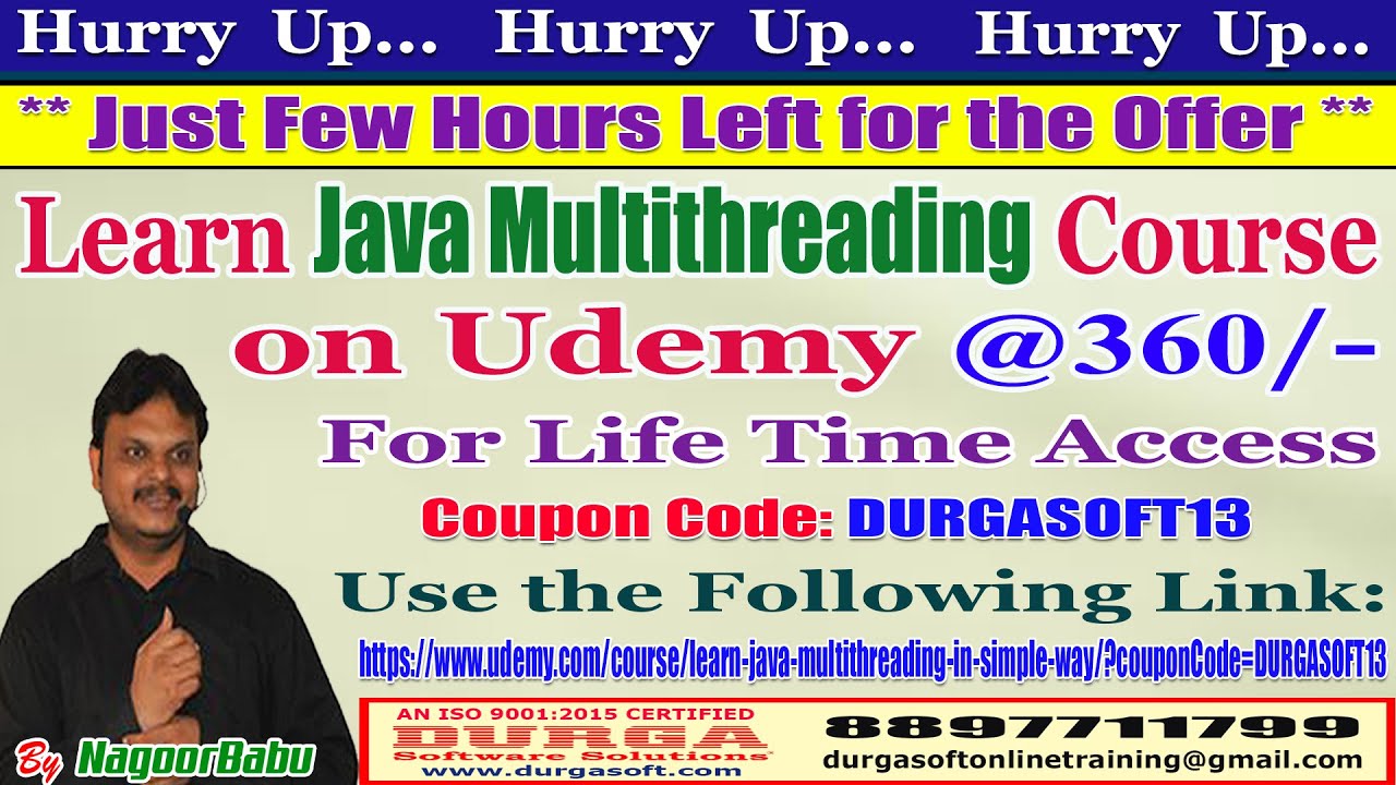 Java Multithreading Course on Udemy @360/-