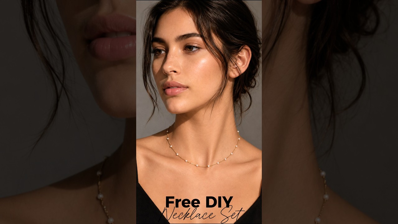 How To Make A Minimal Necklace Step-by-step Tutorial