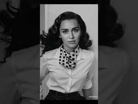 Miley cyrus (black and white) 40s/50s themed #AI #mileycyrus #blackandwhite #vintage
