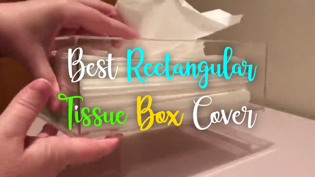 Best Rectangular Tissue Box Cover Review - Kleenex Long Clear Holder
