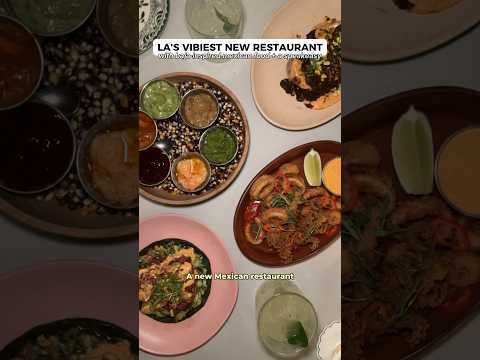 VIBEY new Mexican restaurant with farm to table Baja food in LA! 📍Tacolina, Silver Lake Los Angeles
