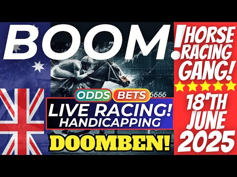Live Horse Racing Australia | Free Live Stream Today | 18th June 2025 | #derby #horse