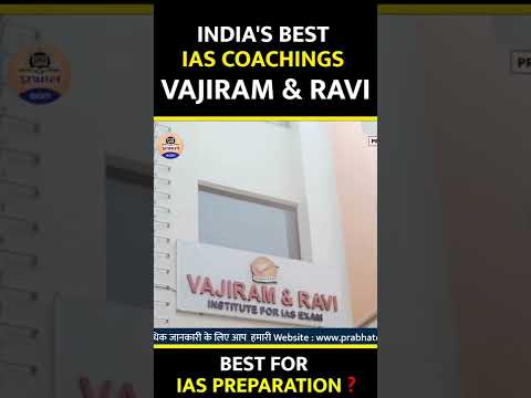 UPSC English Medium : Best Coaching Institutes in Delhi || Series#01 Vajiram & Ravi || Prabhat Exam