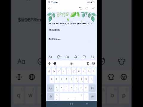 8 to 10 characters password