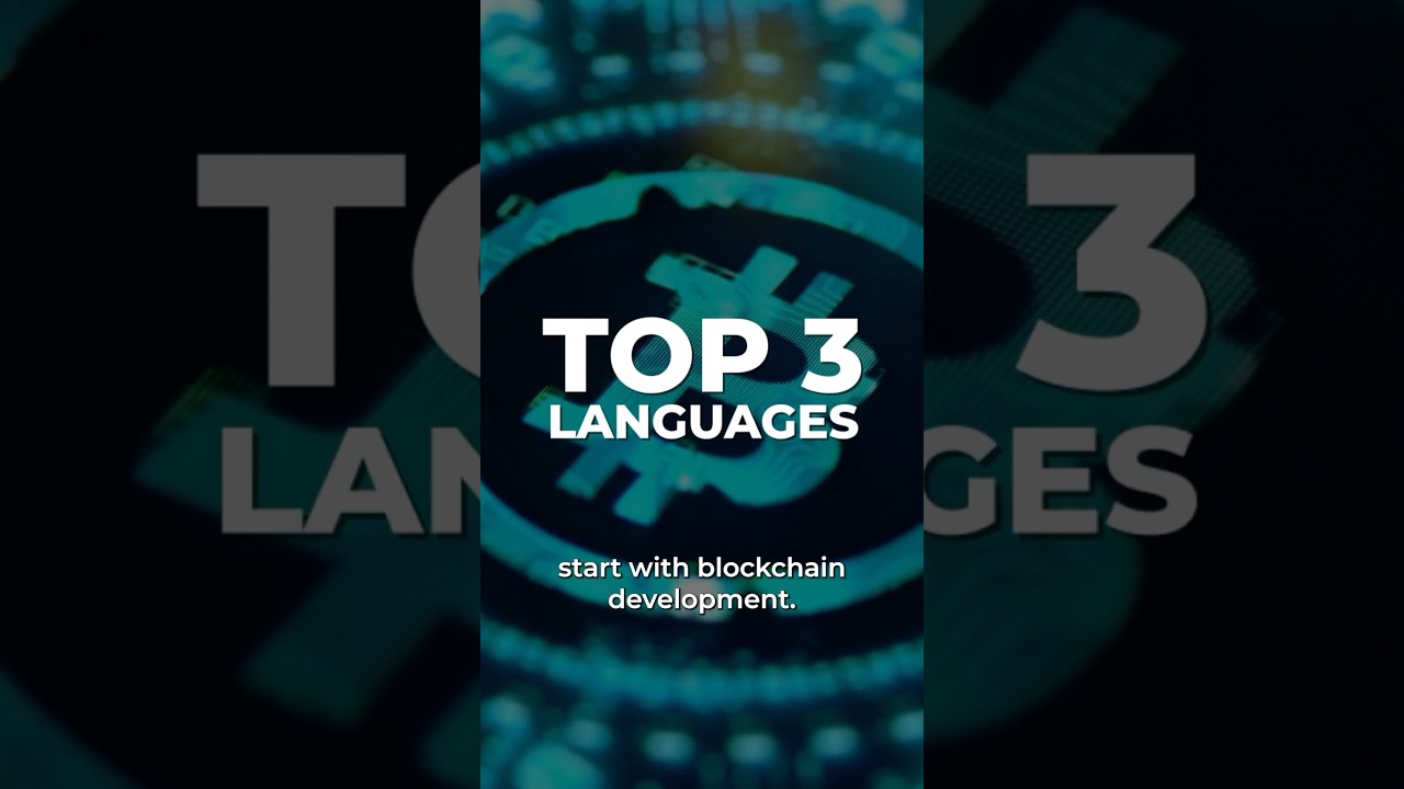 Top 3 languages for Blockchain Development | Programming Languages | Python | Java | Rust | #shorts
