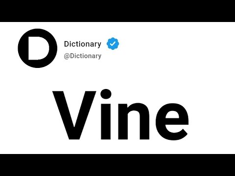 Vine Meaning In English