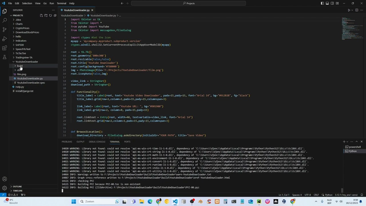How To Create An  EXE File From A Python Script Or File Fast And Easy