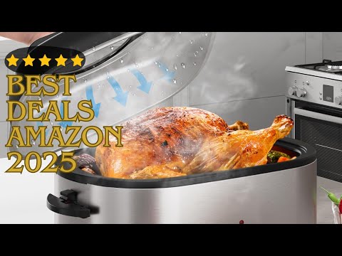 Roaster Oven 28 Quart, Electric Turkey Roaster