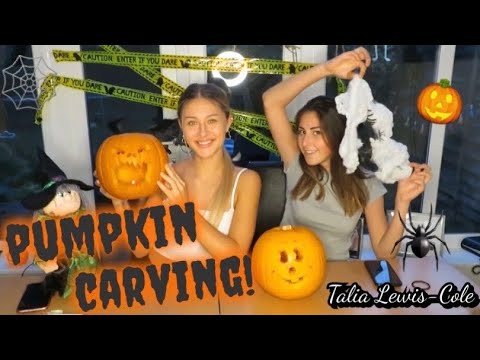 pumpkin carving w abby! ~ Talia Lewis-Cole
