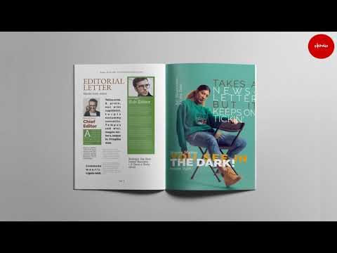 20 pages Print Newsletter Layout Template