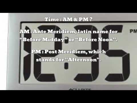 What is AM and PM in time? #am #pm #time # clock