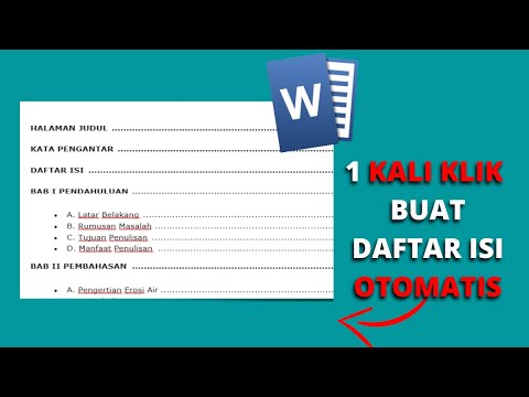 CARA BUAT TITIK DAFTAR ISI OTOMATIS