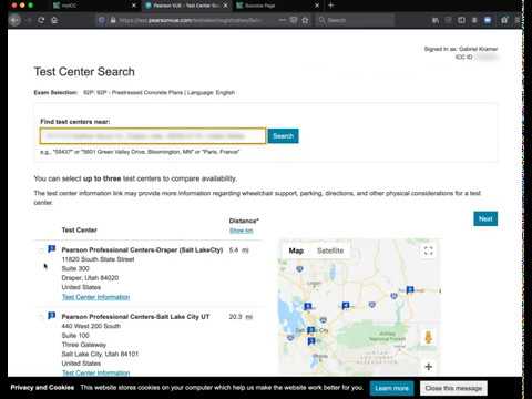 How to Schedule an ICC Test at a Pearson Vue Test Center