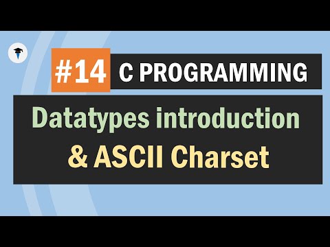 Introduction to datatypes in C | ASCII Charset
