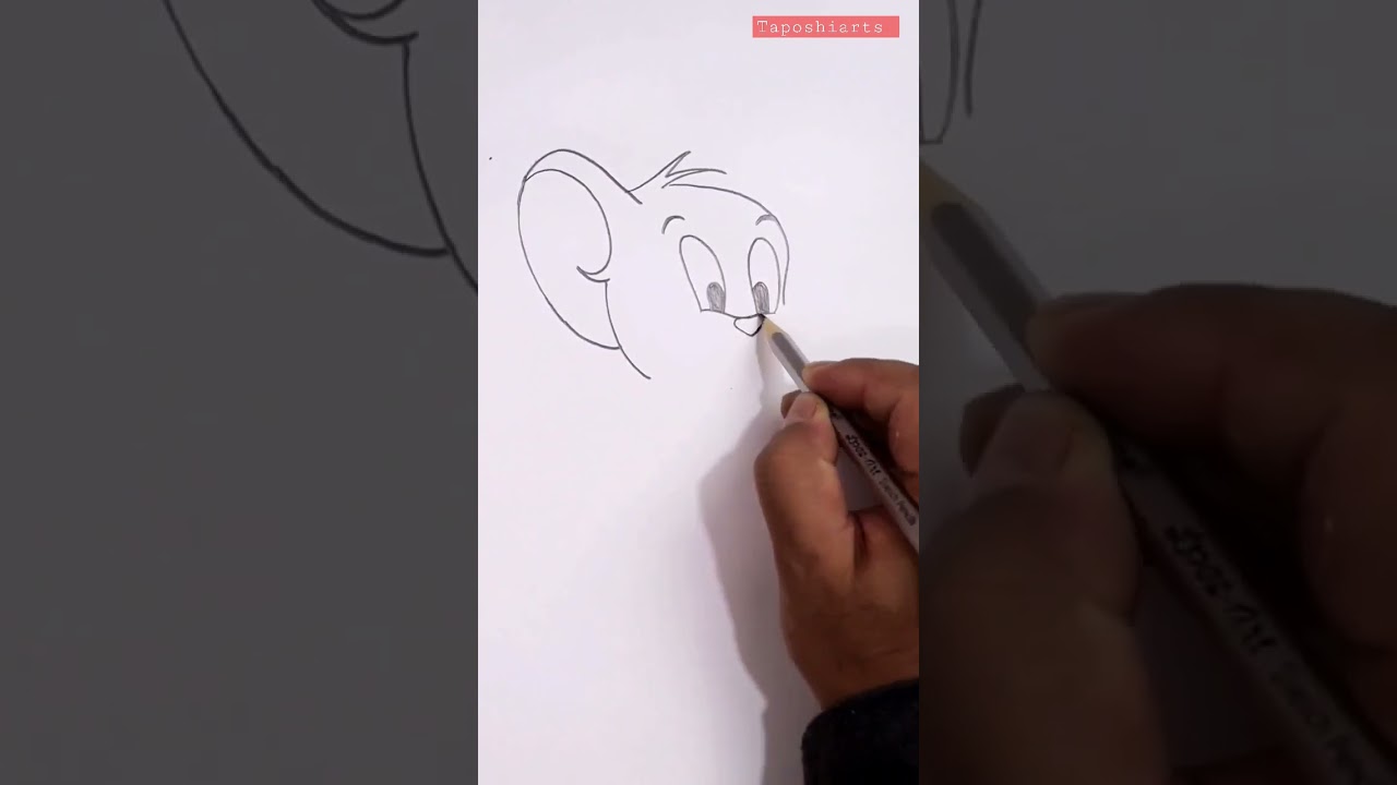 Jerry drawing from Tom and Jerry