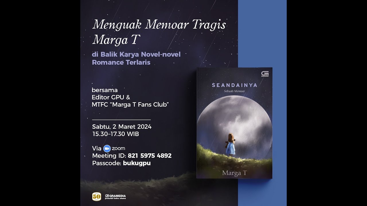 Menguak Memoar Tragis Marga T: di Balik Karya-karya Novel Romance Terlaris