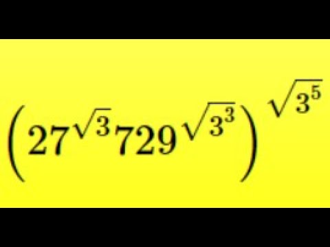 Radical Exponent Challenge