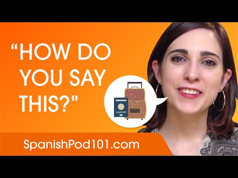 How to Say 'How do you say this in Spanish?' - Spanish Conversational Phrases