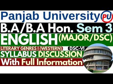 Literary Genres I Syllabus Explained | ENG-302 BA English 3rd Sem Full Breakdown