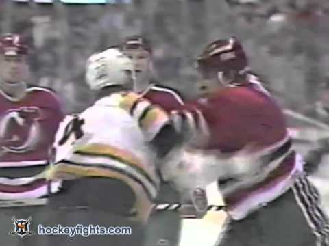 David Maley vs. Lyndon Byers, March 05, 1988 - New Jersey Devils vs ...