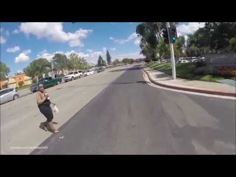 Red Light Jumping Jaywalking Pedestrian