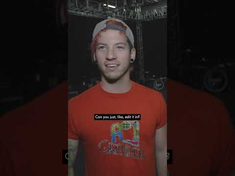 here is the Band back in 2015 cutting the very first promos for #blurryface