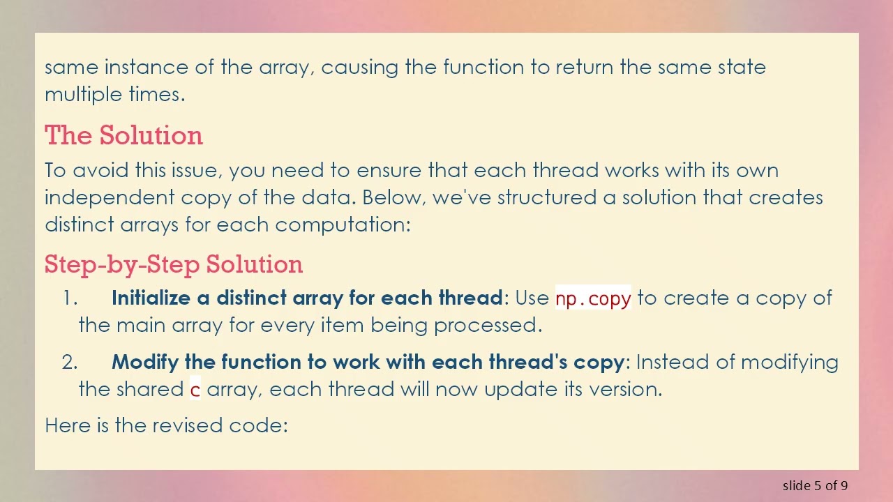 Solving the joblib Duplicate Arrays Problem in Python Parallel Processing