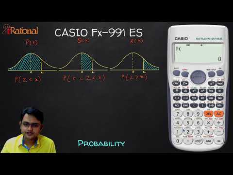 Scientific Calculator fx 991 es | Probability of Standard Normal Distribution