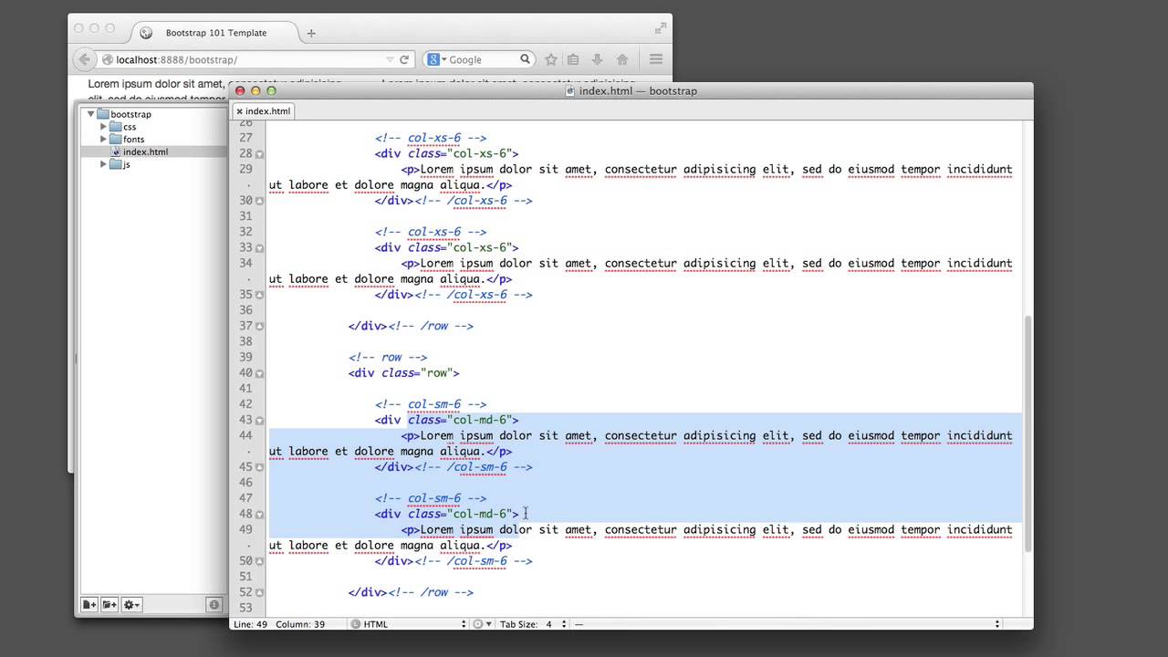 Bootstrap Responsive Layout Tutorial