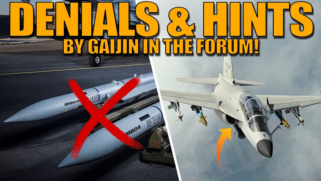 DENIALS & HINTS by GAIJIN in the FORUM! AFTER the COMMUNITY UPDATE No.11! - War Thunder