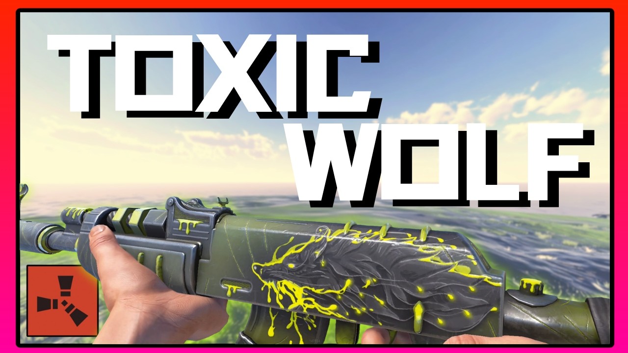 Rust Skins Toxic Wolf Collection – Weapons Showcase