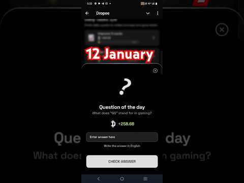 What does "GG" stand for in gaming? Dropee Question of the day 12 January #dropee #question #airdrop