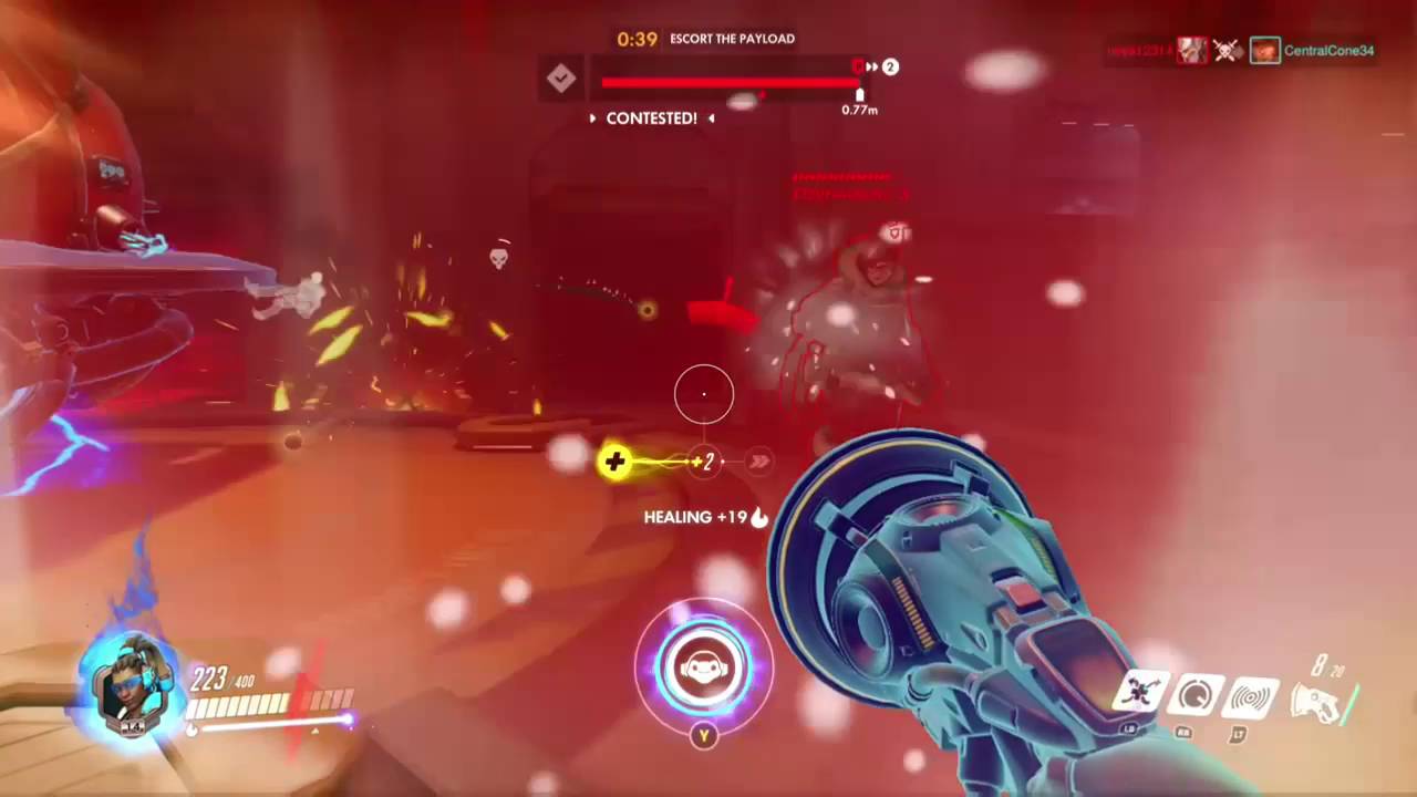 Overwatch Xbox One glitch through floor :/