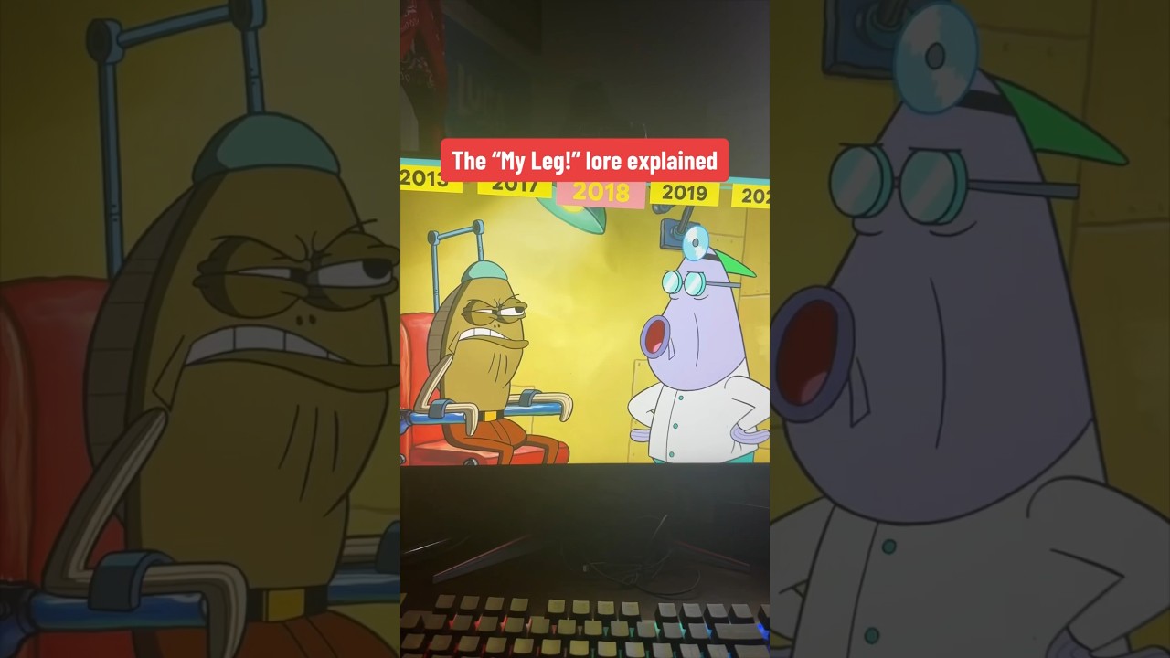 The origin of “MY LEG!”