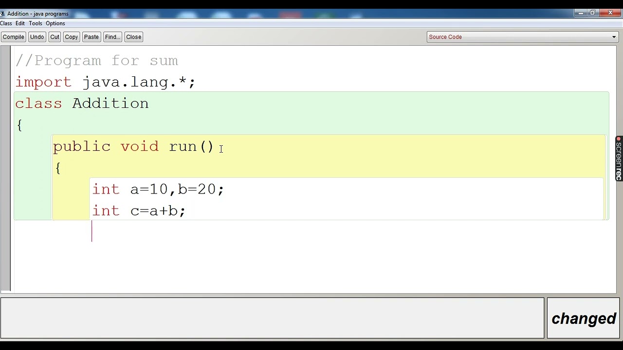 Java Program compilation and running process in BlueJ