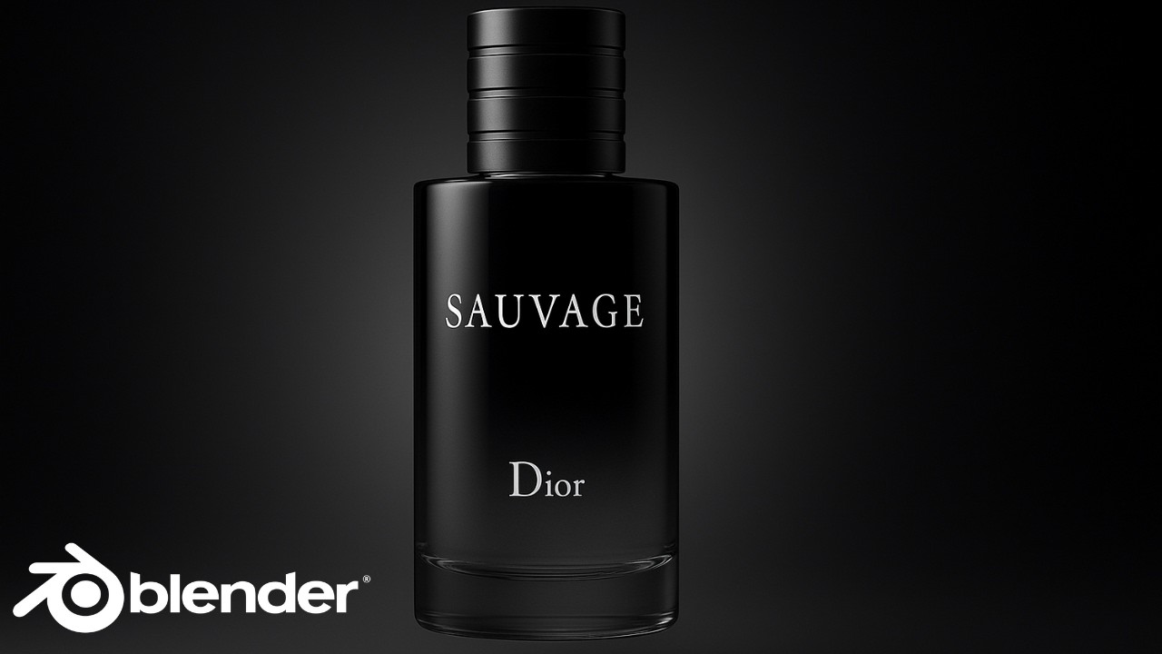 How I Made This Dior Sauvage 3D Model in Blender  Product Modeling Tutorial