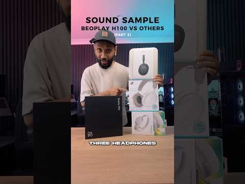 Sound comparison of Beoplay H100 vs Sony XM5 vs Bose QC Ultra vs Momentum 4 headphones