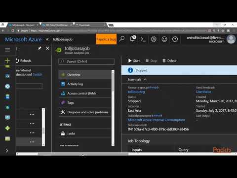 Learn Real time Dta Process with Azure Strem Anlytic Tool for VStudio for Cretn of job|packtpub ...