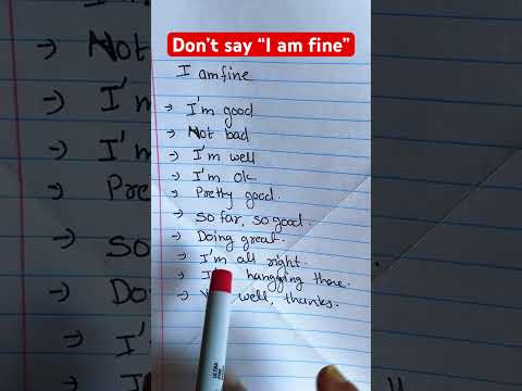 I am fine, Phrasal verbs #shortbreak #englishspeaking #spokenenglish #englishconversation