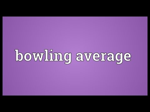 Bowling average Meaning