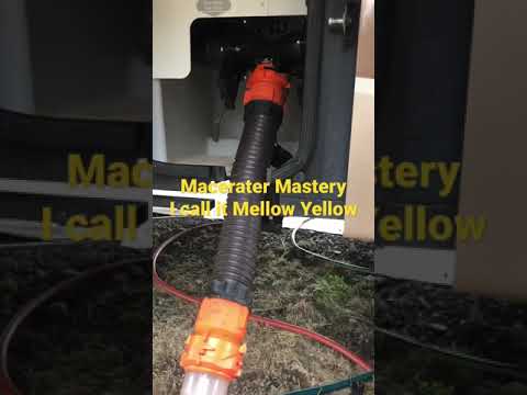 Macerater Mastery with garbage disposal and RV fittings