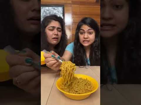 70 lakh ki Maggi?🤑😱How to share Maggi with your sibling?😂 #funnyshorts #foodshorts #shorts