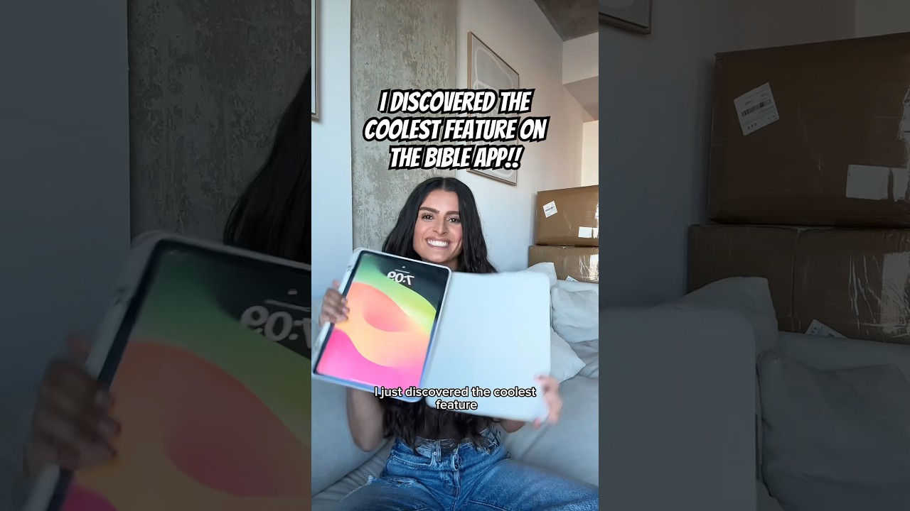The coolest Bible app feature! #biblestudy #bible #ipad #Jesus