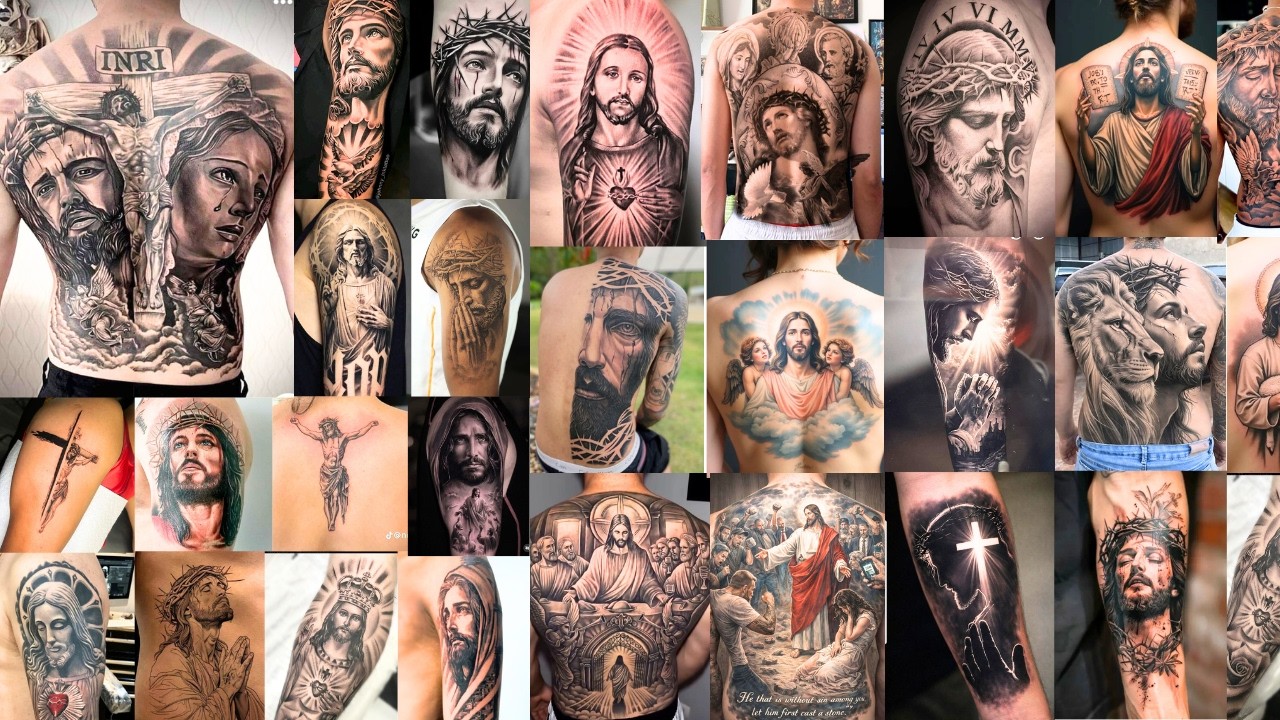 Jesus face tattoo designs #jesus #tattoo #tattoodesigns